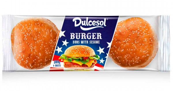 Dulcesol Burger Buns Pack In 3 Pcs 300 G - 0THERS - SAMA FOODS ENFIELD UK